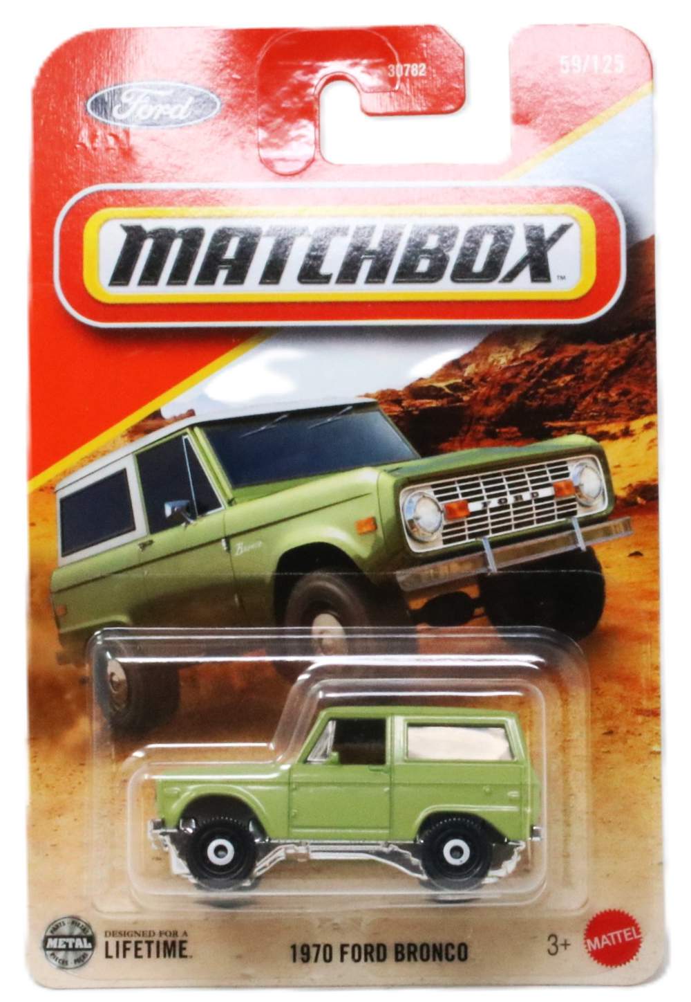 1:64 1970 Ford Bronco (Green), Matchbox: Diecast Direct, Inc.