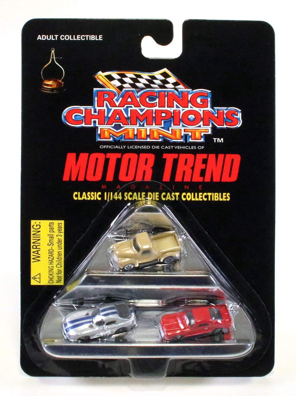 1:144 Motor Trend 3-Pack - '53 Chevy Pickup (Beige), Dodge Viper ...