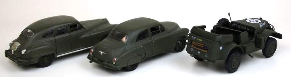 1:43 U.S. Army Cars - Set of 3 *** Missing Parts - No Original Boxes ...