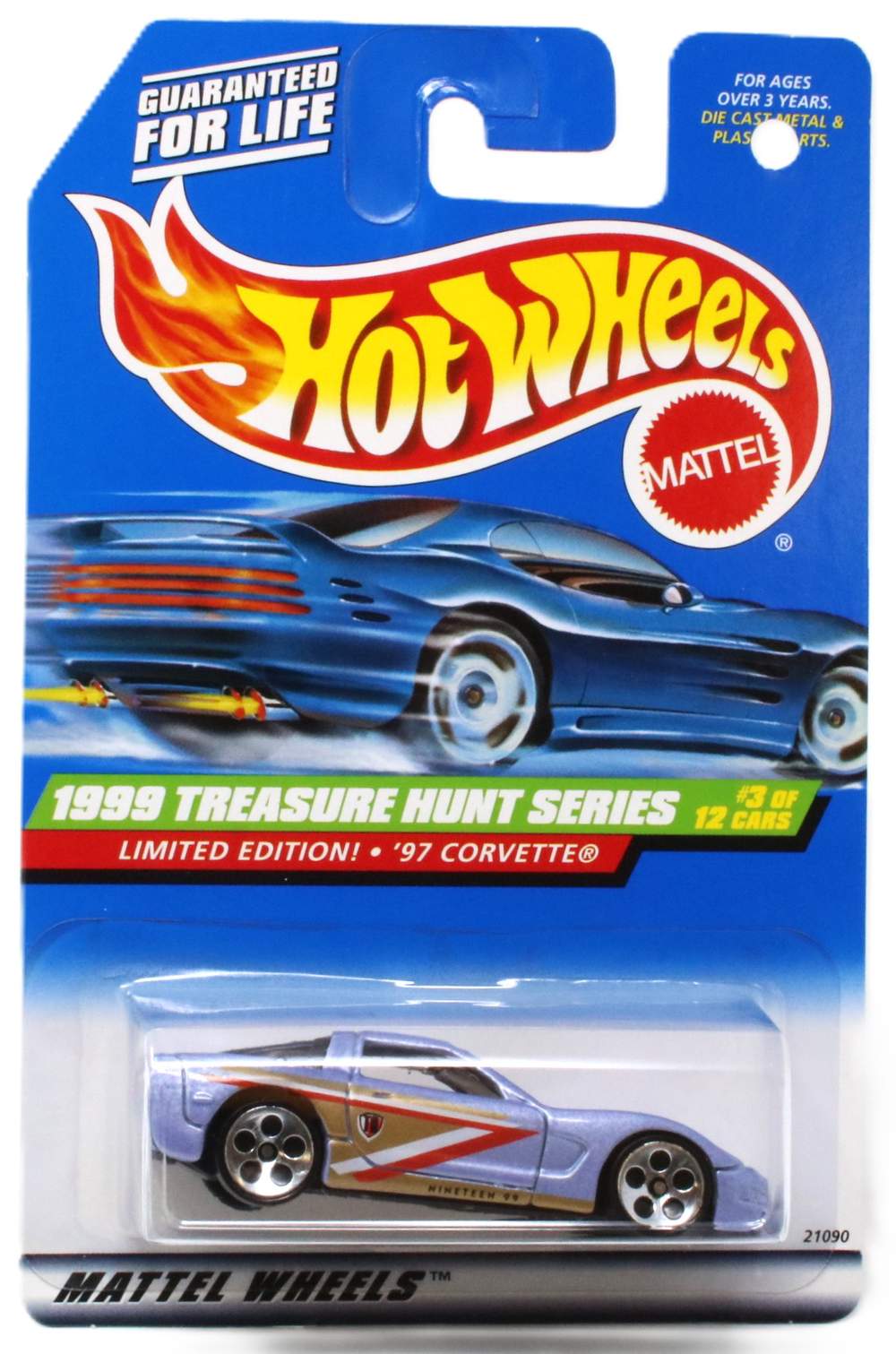 Treasure Hunt 1:64 '97 Corvette (Metalflake Light Purple), Chase ...