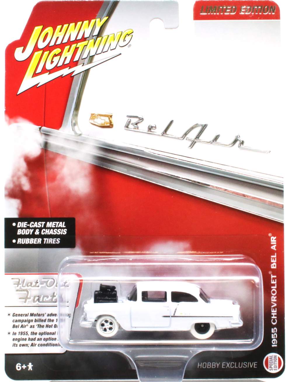 White Lightning 1:64 1955 Chevy 210 Custom Drag 2-Door Sedan, Chase ...